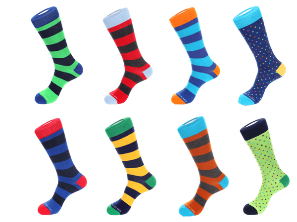 8 Pair Combo Pack # 20 Socks – Unsimply Stitched