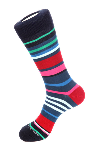 Millenium Stripe Sock – Unsimply Stitched