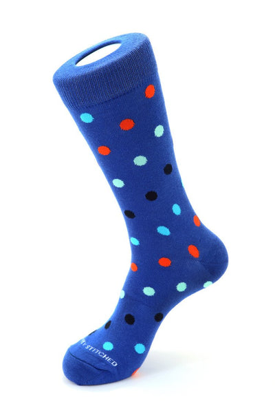 Diagonal Polka Dot Sock – Unsimply Stitched